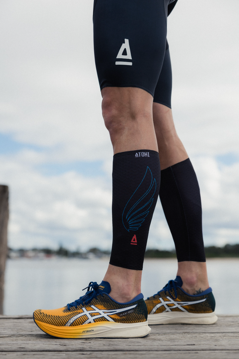 ATOHI | AERBORNE V1 | CALF SLEEVE | BLACK & WHITE – Atohi.co